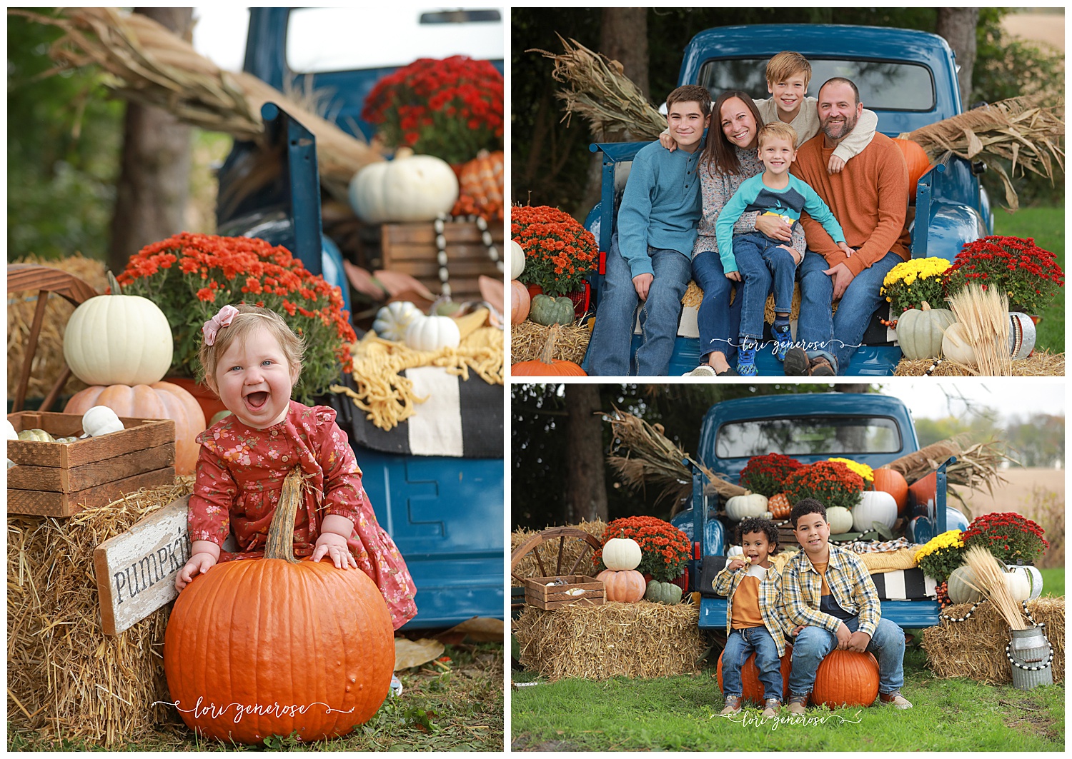 Fall Mini Photo Shoots In The Lehigh Valley, PA | Blue Truck & Family ...
