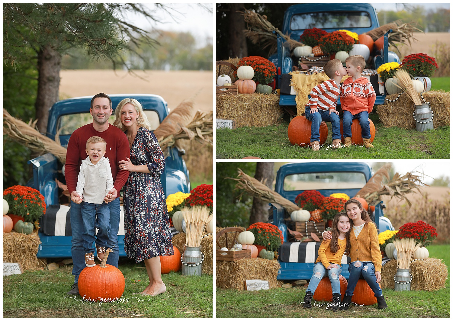 Fall Mini Photo Shoots In The Lehigh Valley, PA | Blue Truck & Family ...
